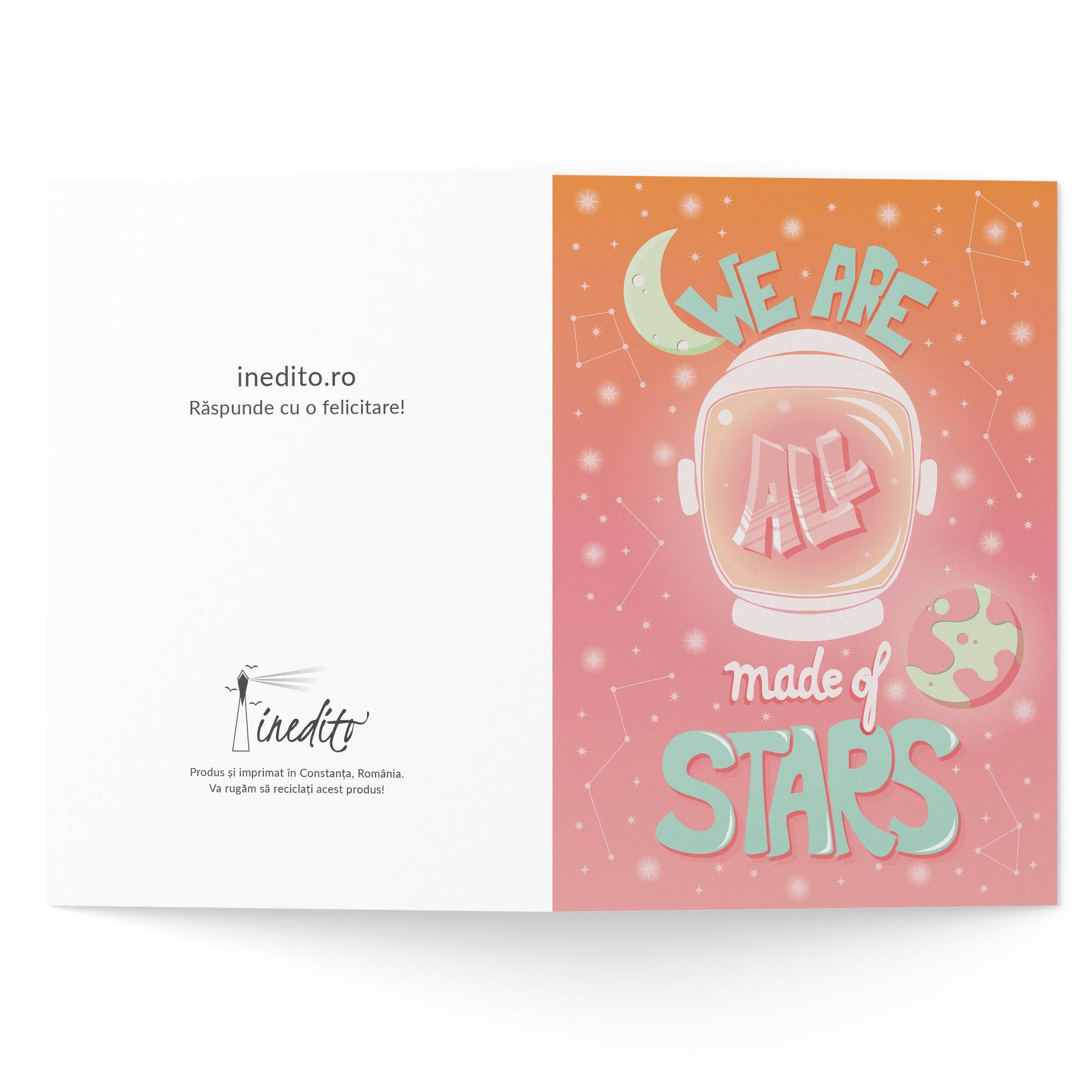 100 рециклирана поздравителна картичка с плик висококачествена текстурирана хартия за деца