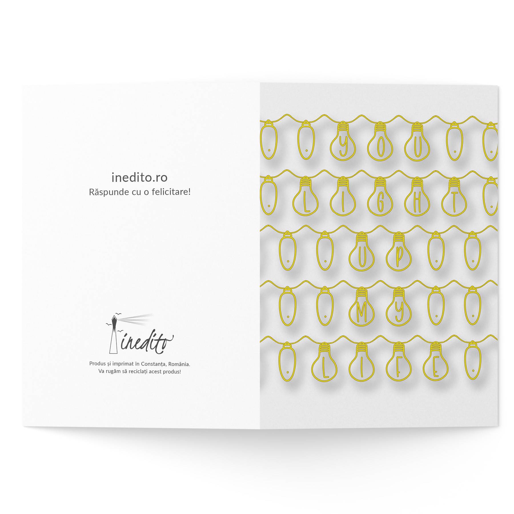 100 рециклирана поздравителна картичка с плик висококачествена текстурирана хартия на любов