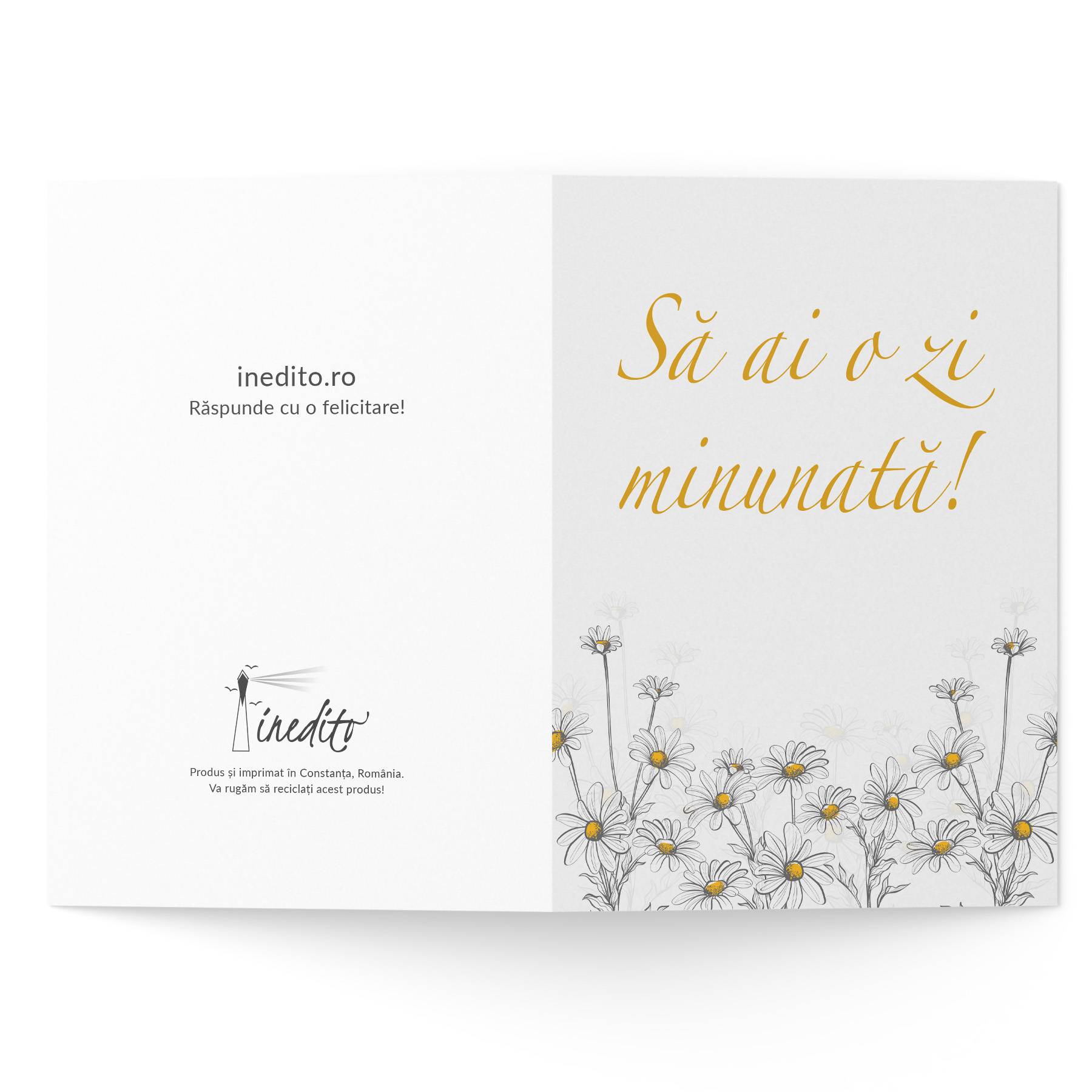Felicitare cu plic, hartie texturata premium - zi de nastere cu Musetel ...