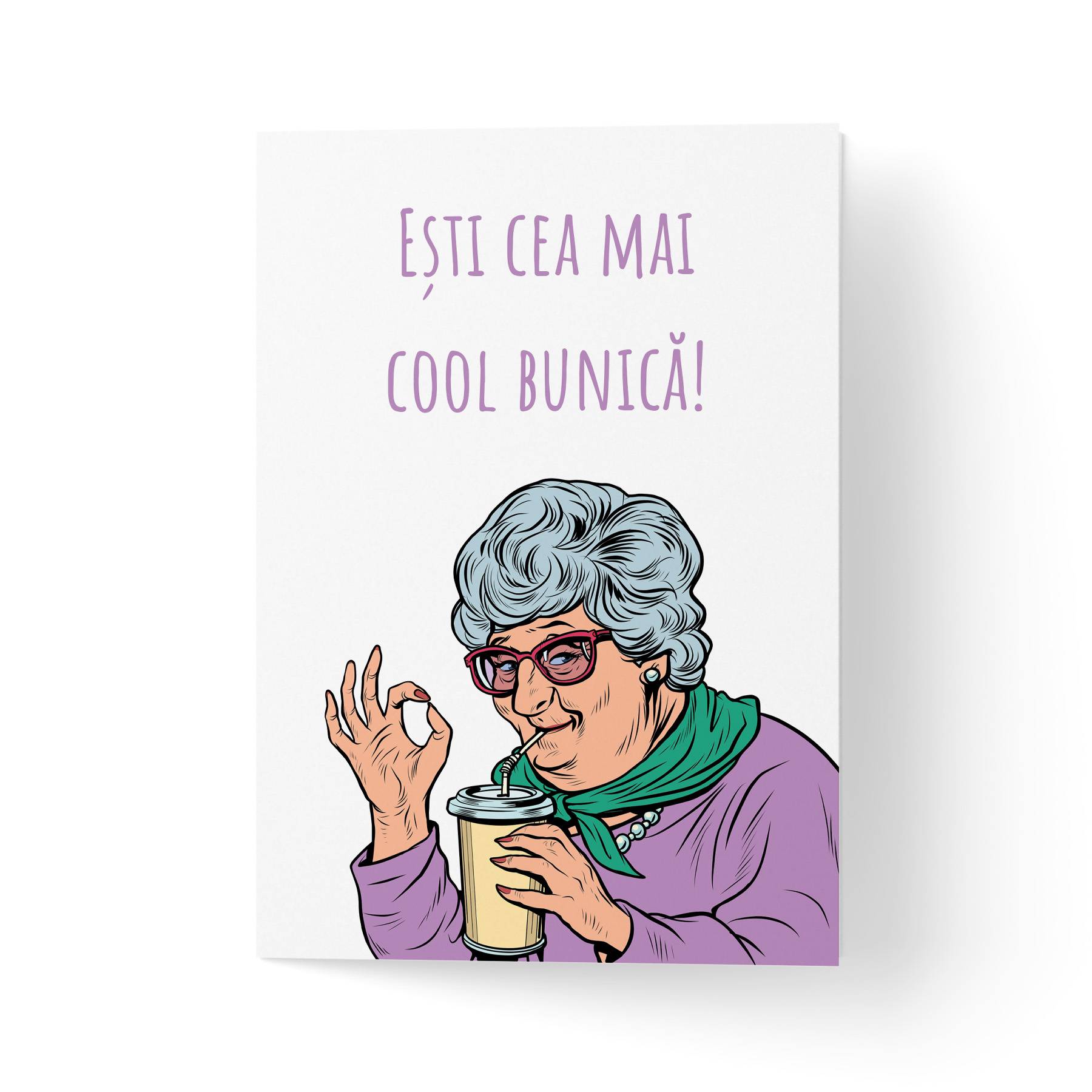 100 рециклирана картичка с плик висококачествена текстурирана хартия