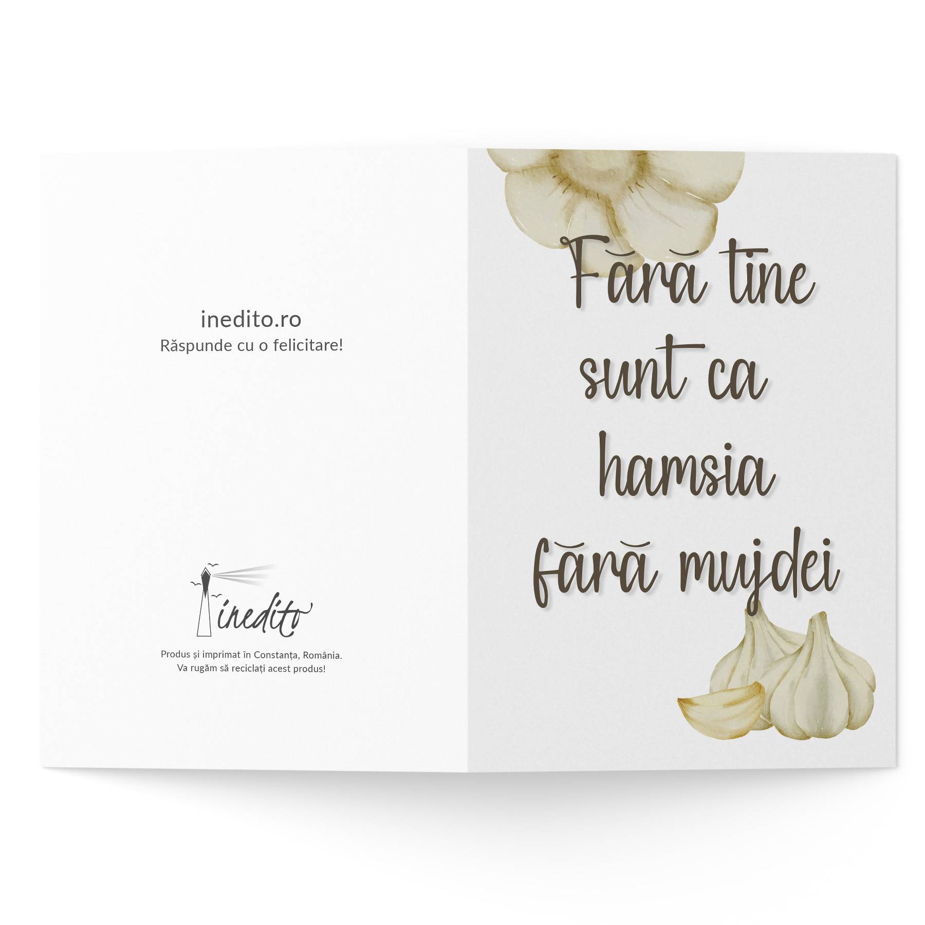 Felicitare cu plic, hartie texturata premium - zi de nastere/aniversare ...
