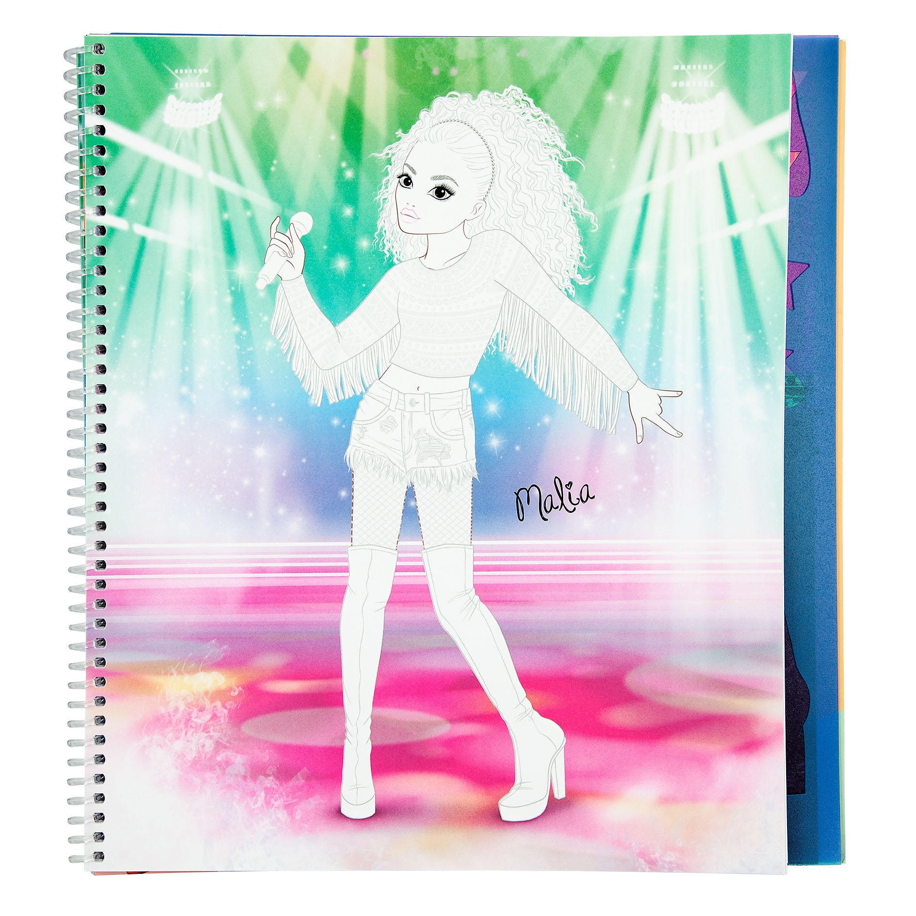 Carte de colorat Popstar Top Model Christy, Depesche - eMAG.ro