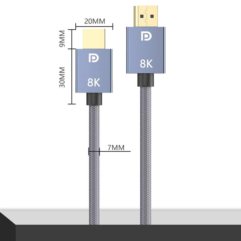 Cablu video, DisplayPort, 8K, 3m, Gri - eMAG.ro