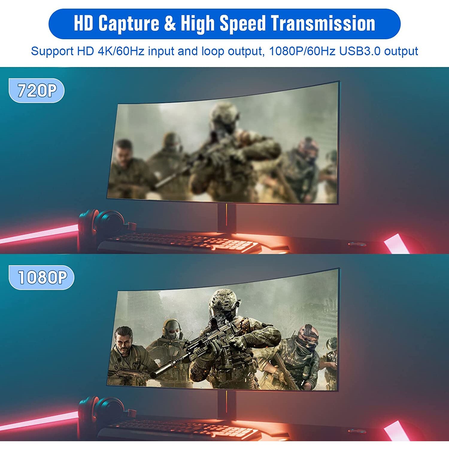 Adaptor audio-video, 4K, HDMI/USB, Negru - eMAG.ro