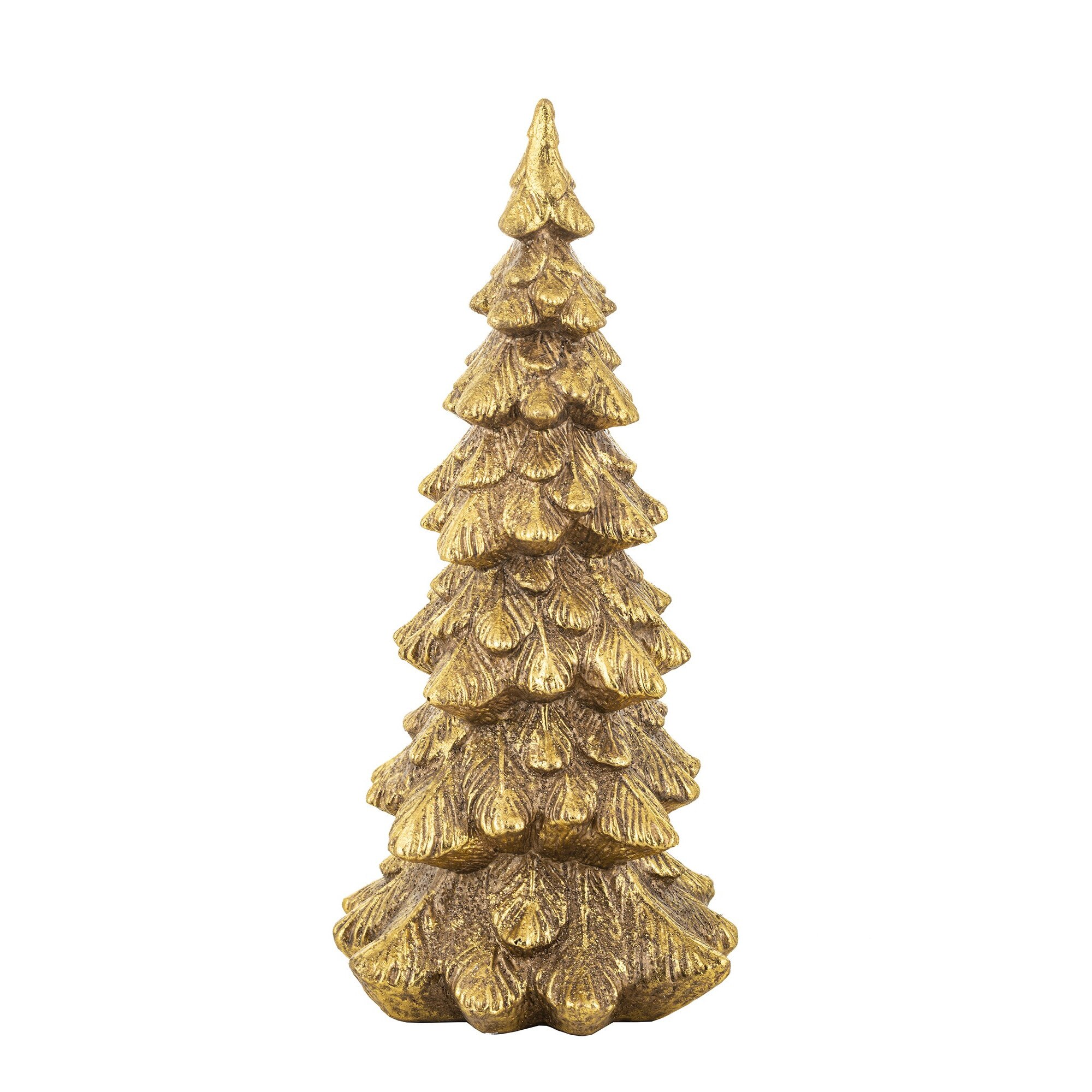 Decoratiune brad, auriu antichizat, 31x15 cm - eMAG.ro