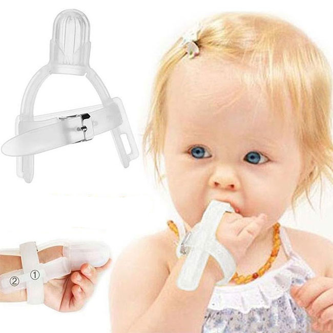 Протектор за палче Vika Baby®, Против смучене, Бял - eMAG.bg