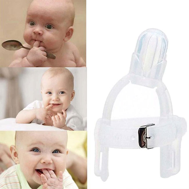 Протектор за палче Vika Baby®, Против смучене, Бял - eMAG.bg