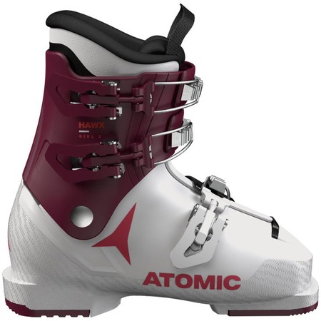 Clapari ski Atomic HAWX GIRL 3, marime 33/34-mondo 21X, copii, alb/mov ...
