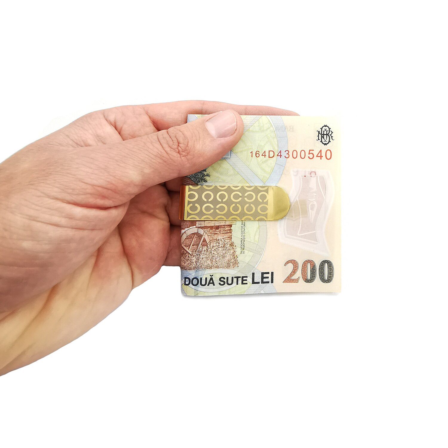 Clips bani bancnote clema otel inoxidabil, Personal Style, auriu - eMAG.ro