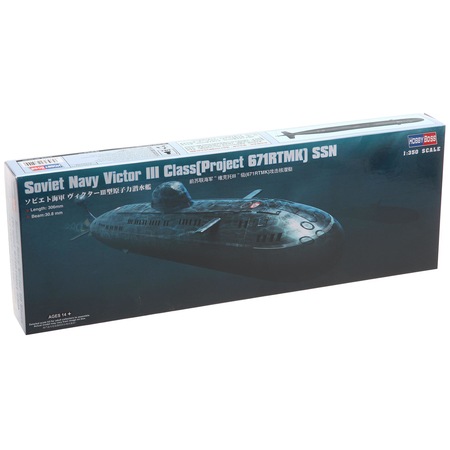 Kit de construit submarin nuclear RFS Victor III Class SSN 1:350 - eMAG.ro