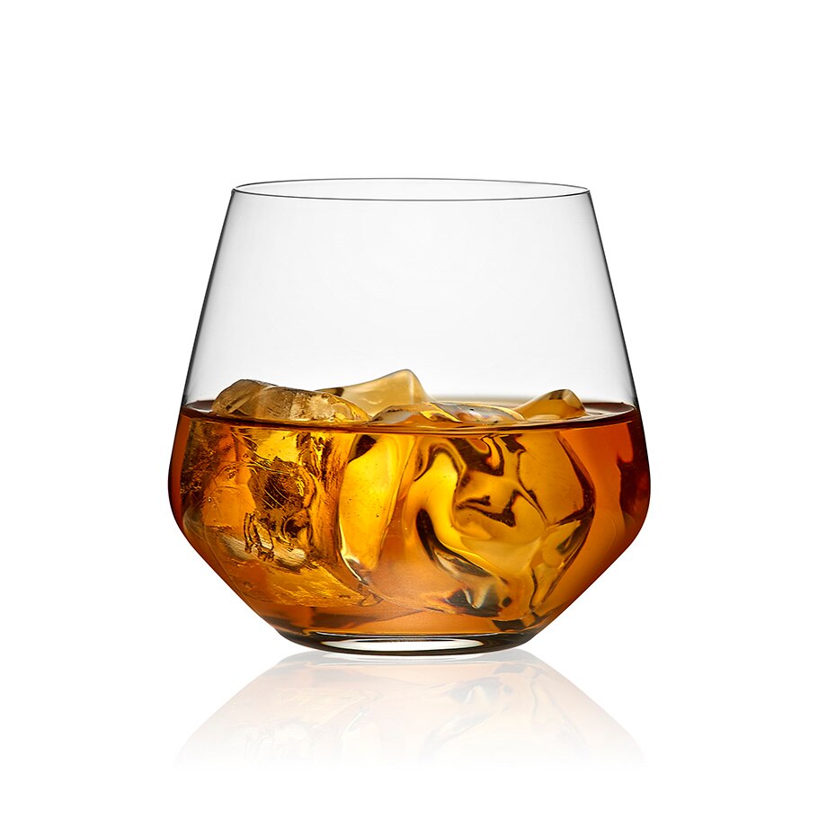 Set 4xPahar whisky, RONA, 390ml, Transparent - eMAG.ro