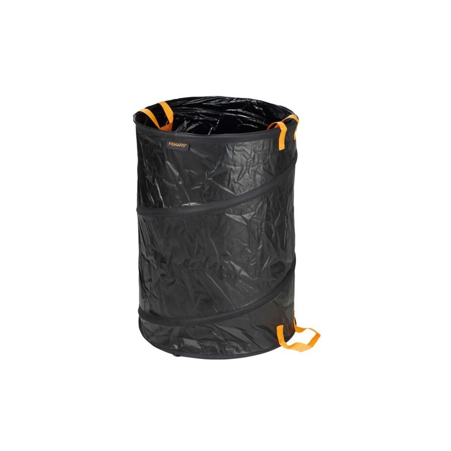 Cos pliabil de gradina, Fiskars, 172 l, Negru - eMAG.ro
