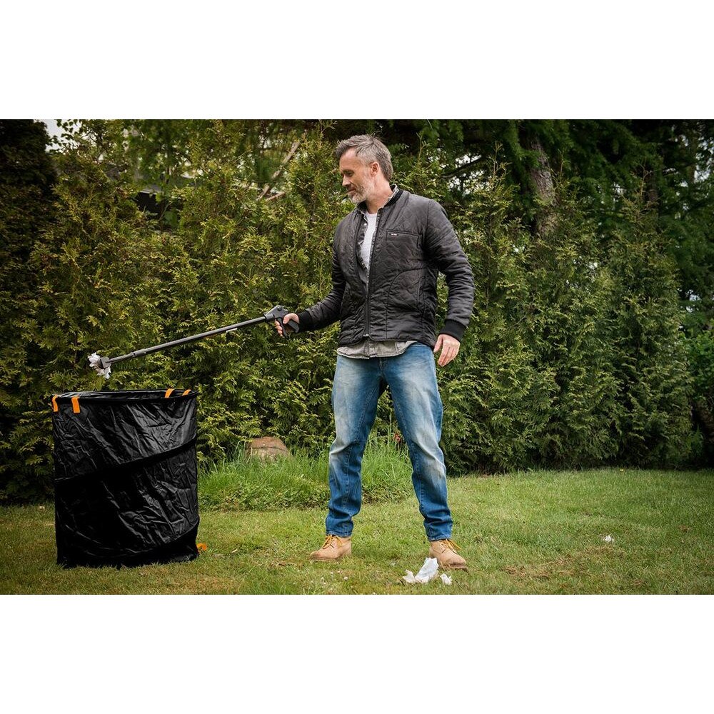 Cos pliabil de gradina, Fiskars, 56 l, Negru - eMAG.ro