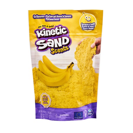 Nisip Kinetic Sand Galben 227 g - eMAG.ro