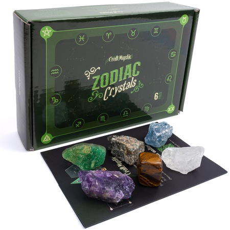 Set cu cristale naturale pentru zodia Pesti, cristale vindecatoare cu ...