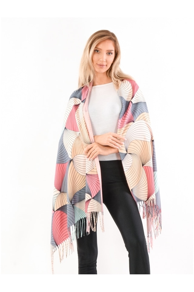 Sal Dama Natasa Gri Turcoaz, marime universala - eMAG.ro