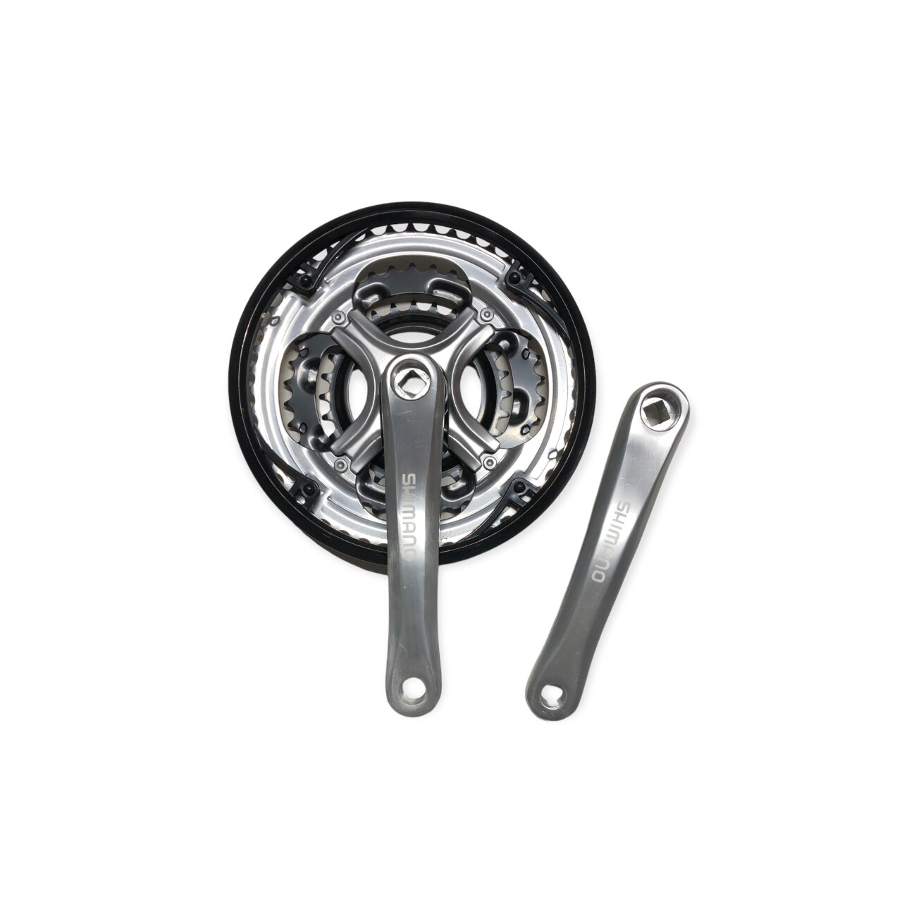 Angrenaj Shimano Pedalier 48x38x28T, Chain Guard, pentru 6/7/8 viteze ...
