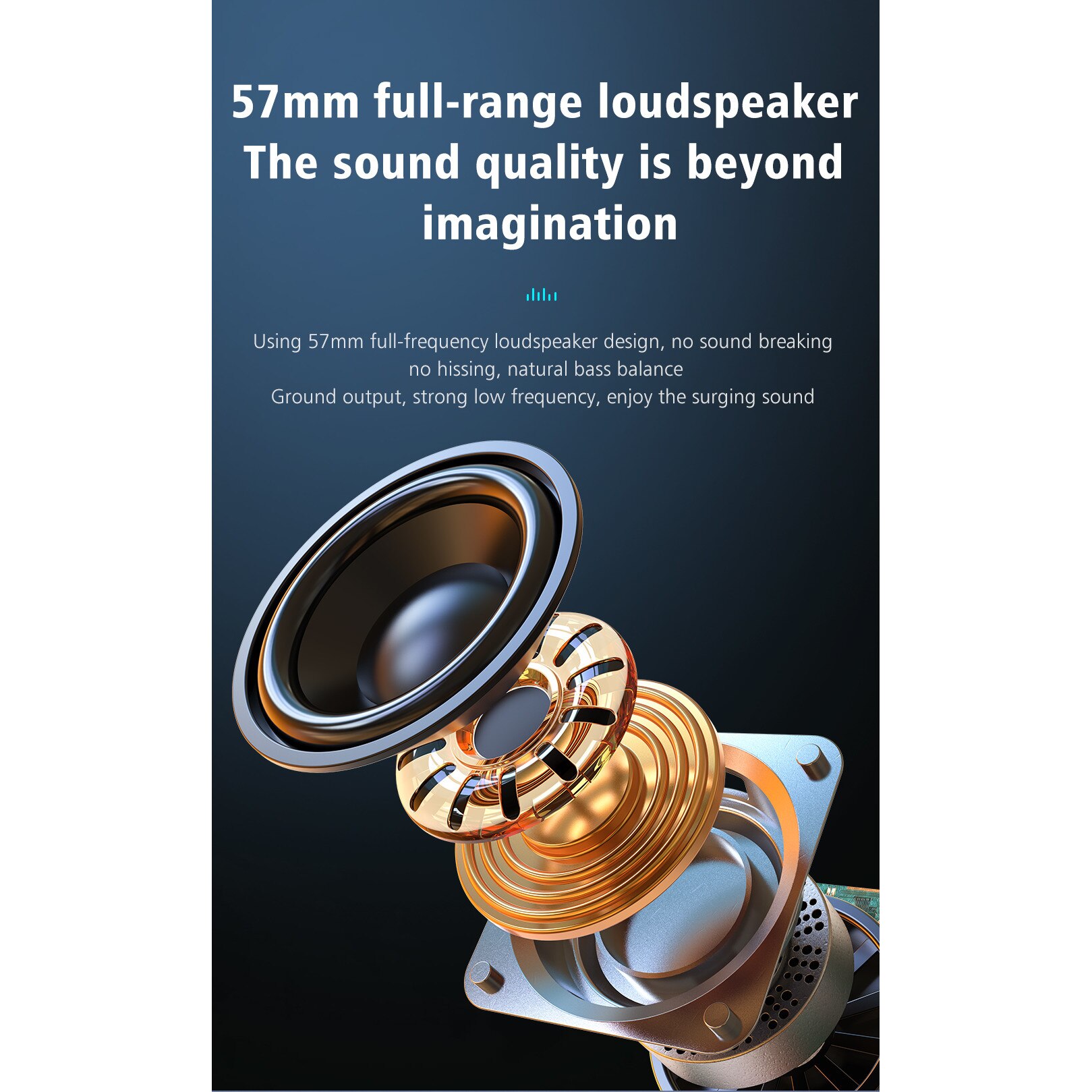 Boxa Portabila, Zealot, S53 waterproof, bluetooth 5.1 speaker, IPX 7, Bass, Radio, Negru - eMAG.ro