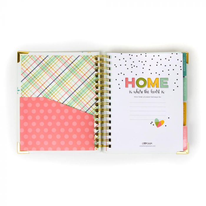 Agenda Pukka Pads, Home planner, 4 separatoare, calendar 12 luni ...
