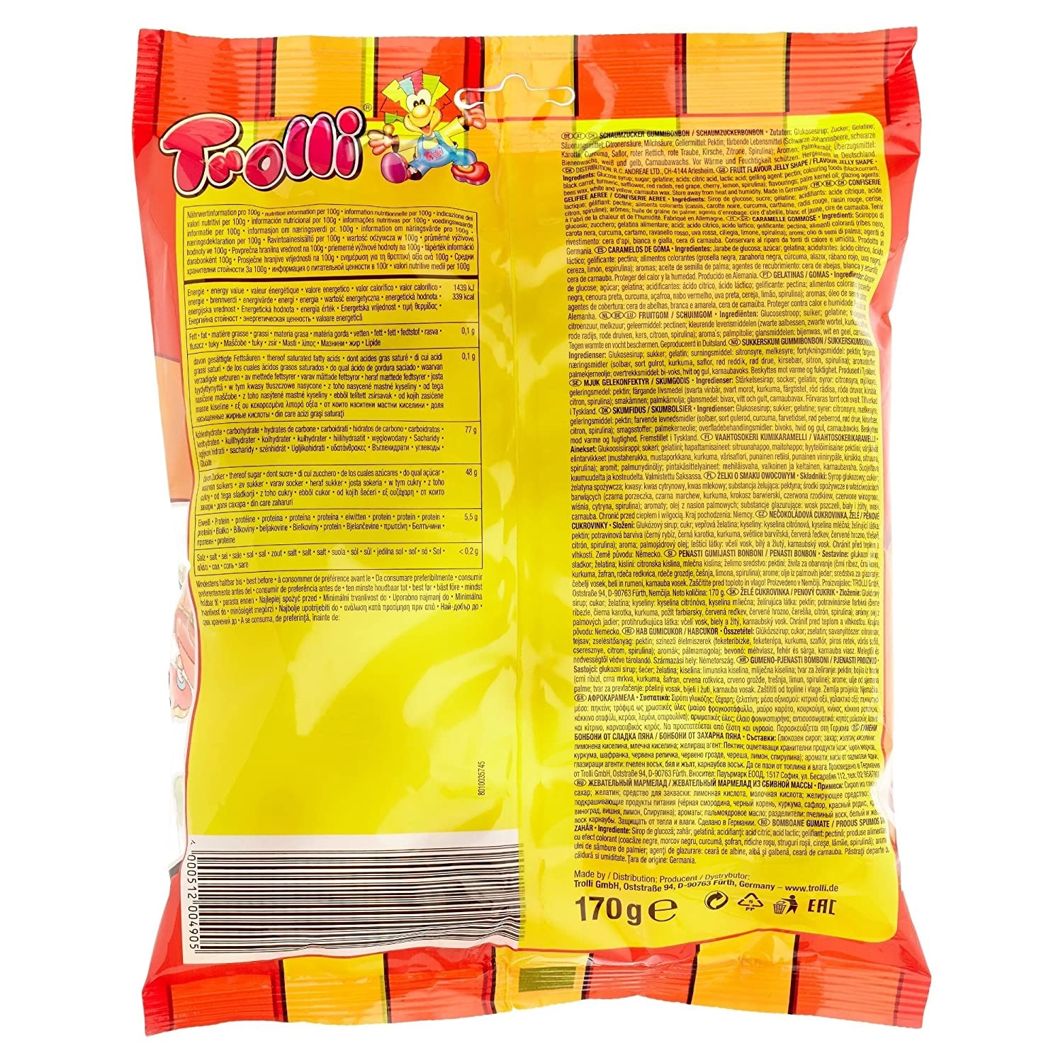 Jeleuri Trolli Mini Burger, 170 g - eMAG.ro