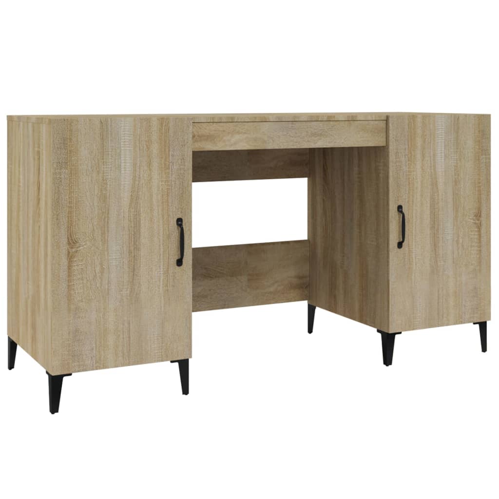 Birou Pentru Birou/Domiciliu, stejar sonoma, 140x50x75 cm, lemn ...