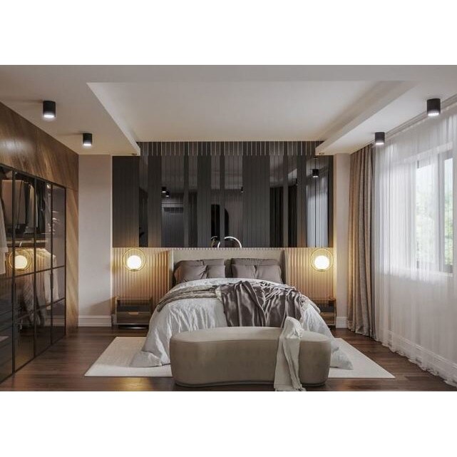 Spot LED Aplicat soclu GU10 rotund Negru ZenLED - eMAG.ro