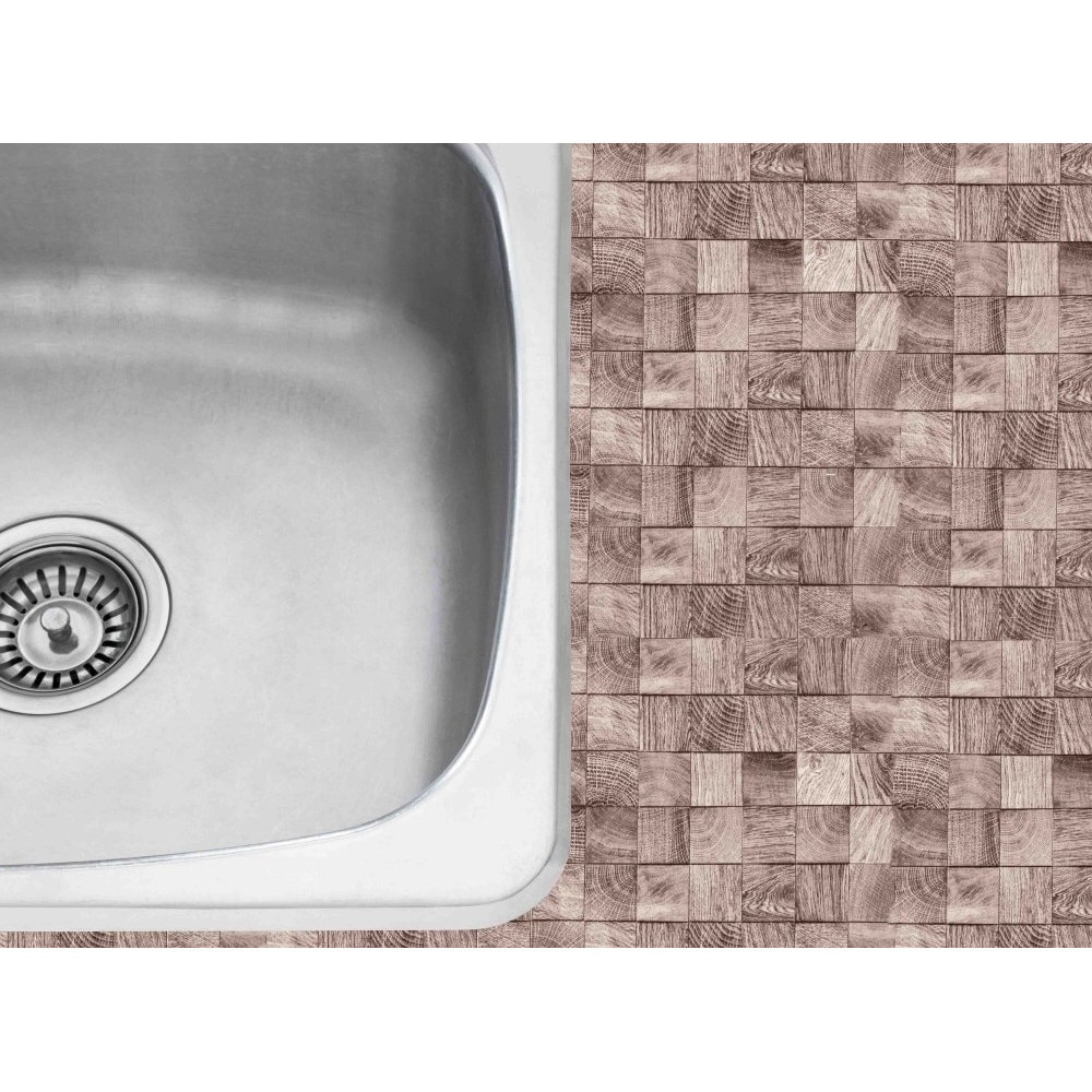 Autocolant mobila/perete model grinzi de lemn stejar 22-3535 45cm x 2m ...