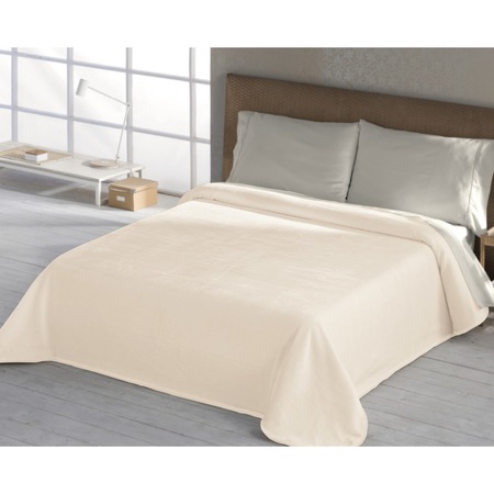 Patura de pat dubla, dimensiune 220x240 cm, din acril, groasa, Belpla ...