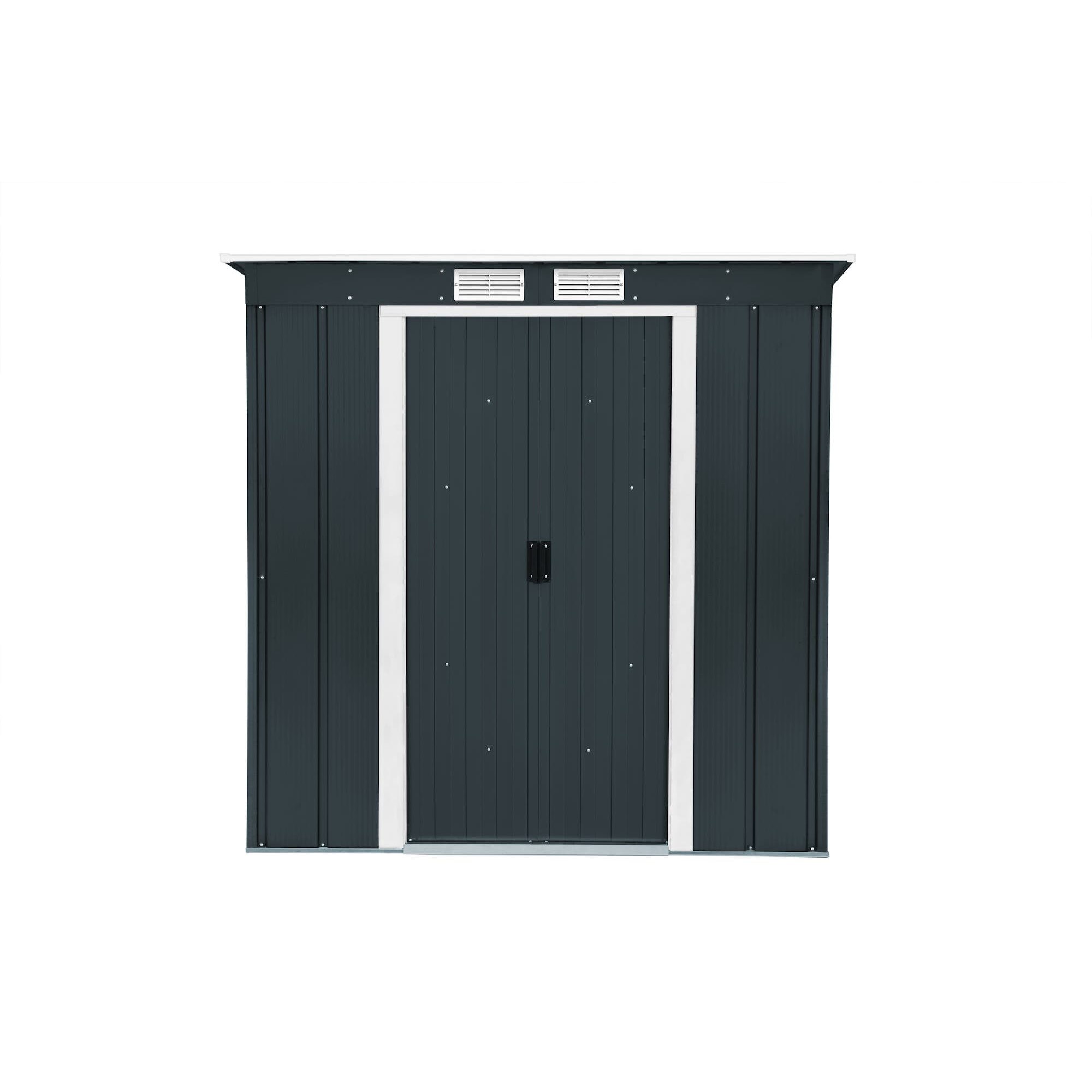 Casa de gradina Duramax, Metal, Antracit - eMAG.ro