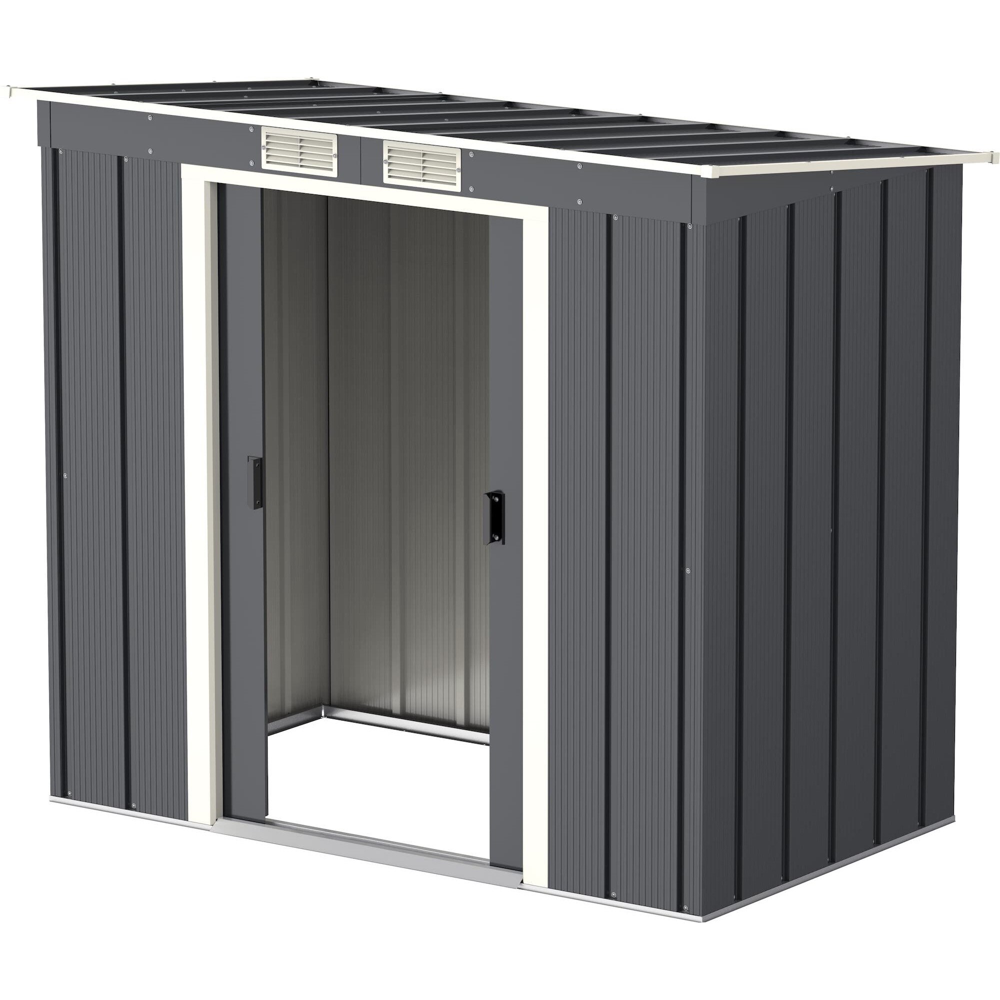 Casa de gradina Duramax, Metal, Antracit - eMAG.ro