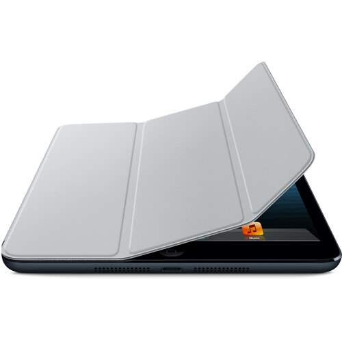 Apple iPad mini Smart Cover, Polyurethane, Light Gray - eMAG.ro