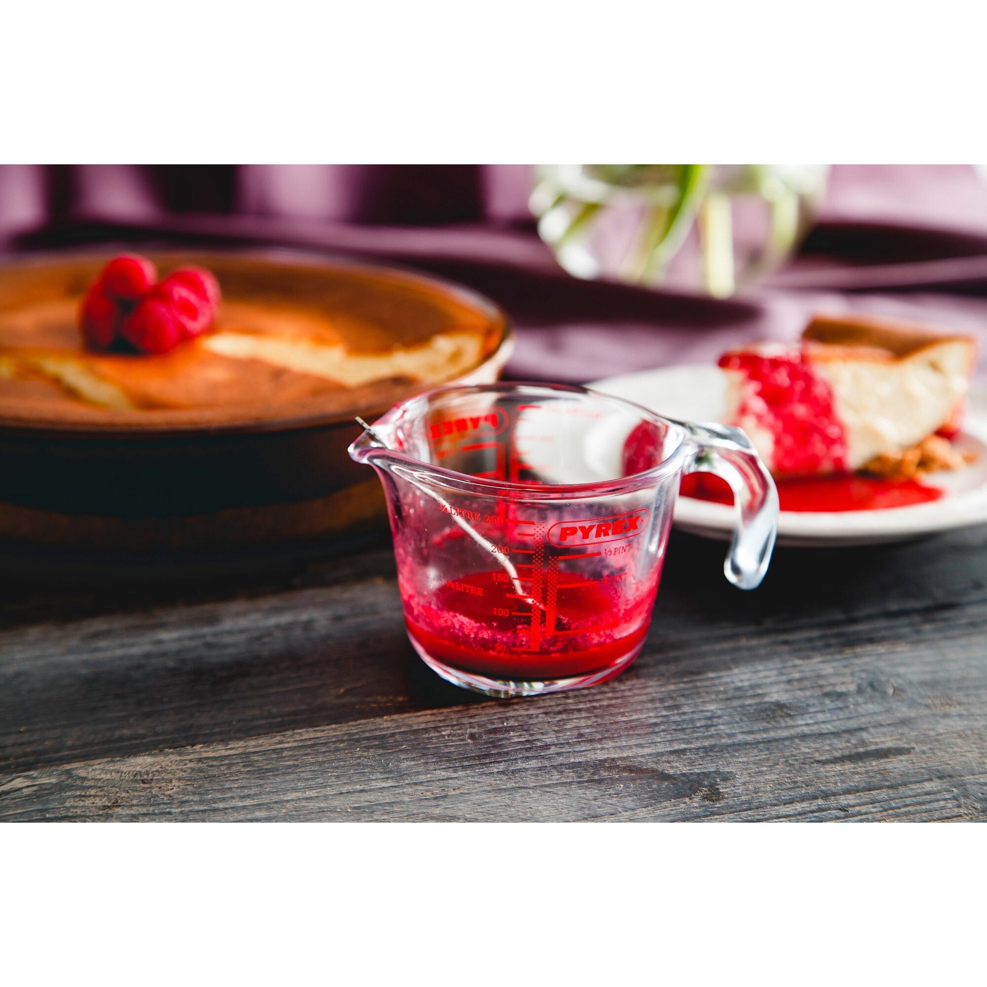 Cana gradata, din sticla termorezistenta, 250ml, "Classic" - Pyrex ...