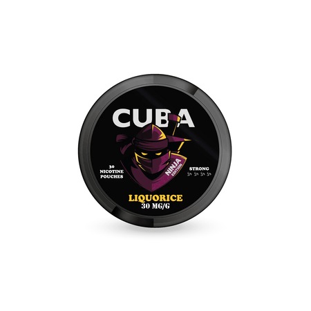 Pouch cu nicotina - Snus, Cuba Ninja Liquorice 30mg - eMAG.ro
