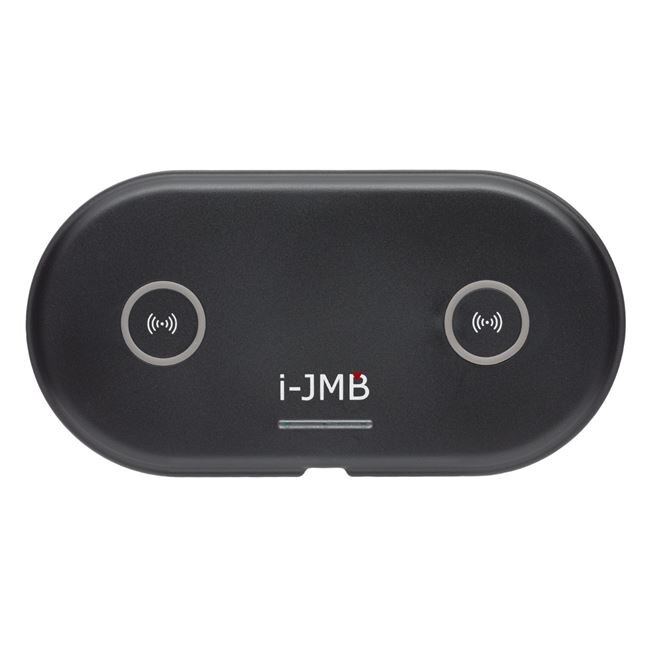 Incarcator Wireless cu 2 locuri i-JMB pentru telefon sau casti, 2x10W ...