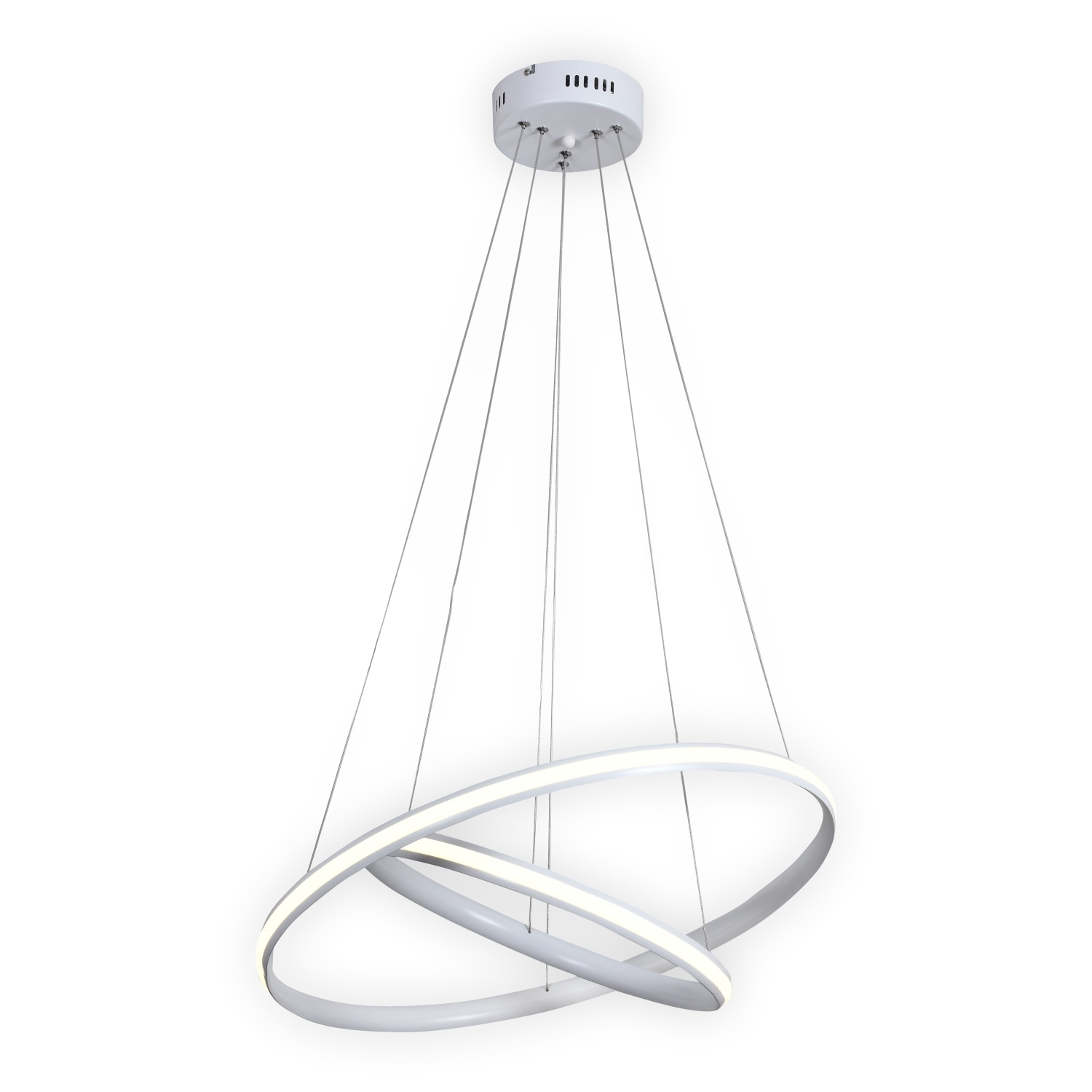 Lustra suspendata, ECRYSTAL, LED, 61W, 4000K, Alb - eMAG.ro