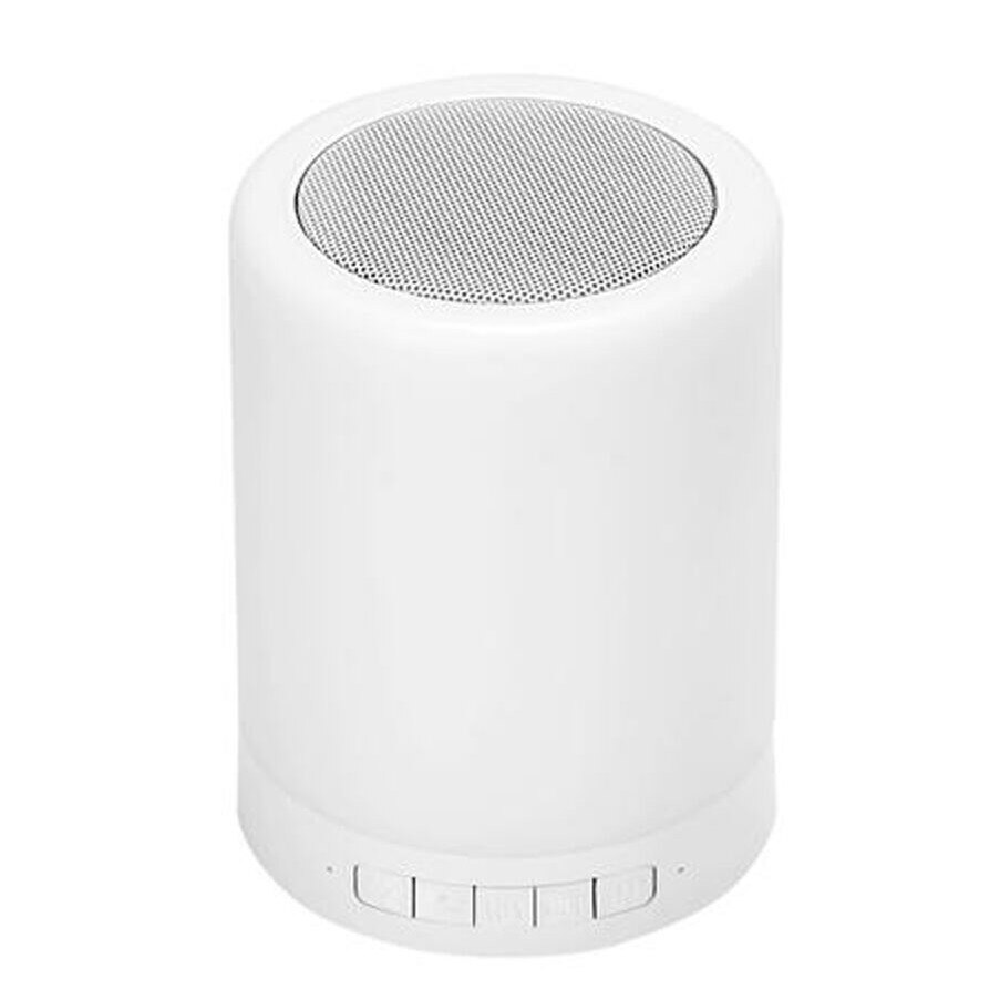 Boxa portabila, Bluetooth, 125x90 mm, Alb - eMAG.ro