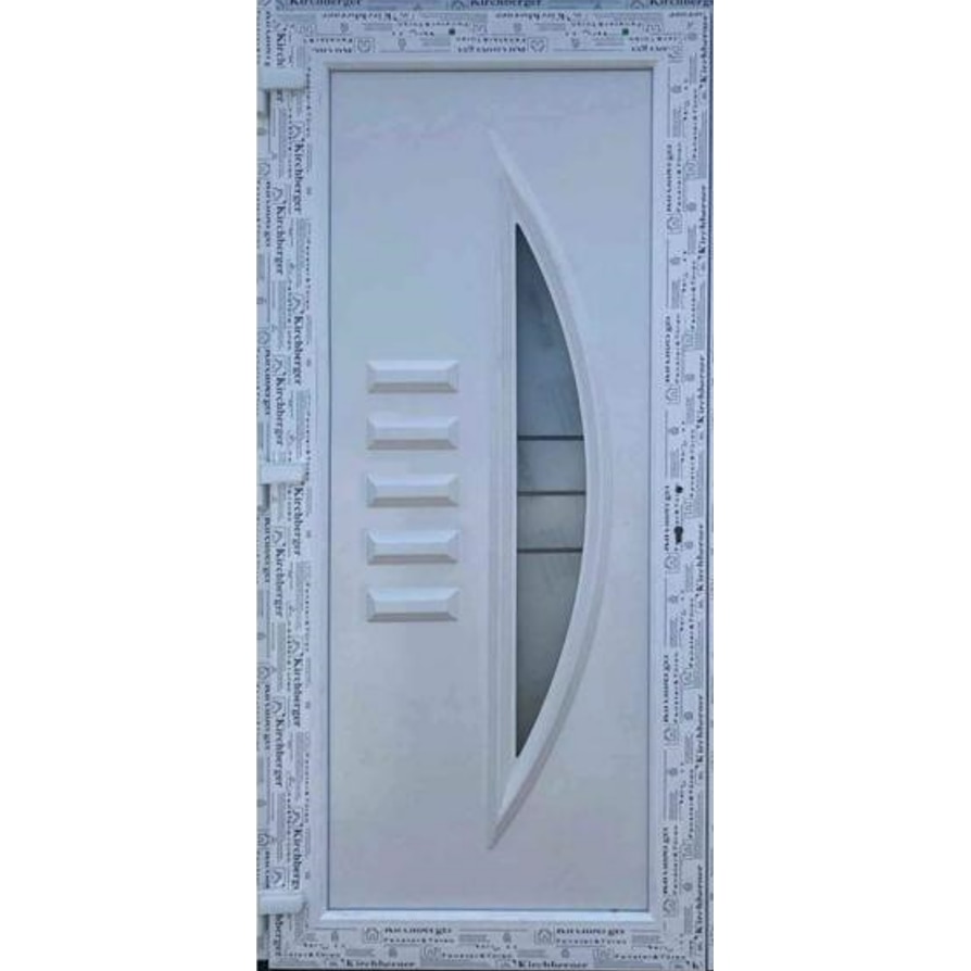 Usa exterior Pvc, MOON BLACK, Alb, 100x210 - eMAG.ro