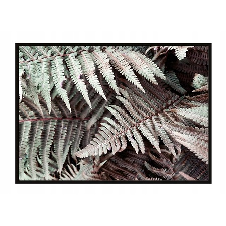 Poster cu rama Frunze, PoStar, 53x73 cm, Verde - eMAG.ro