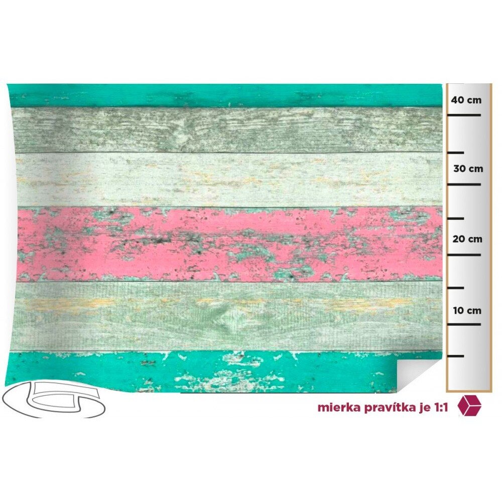 Autocolant mobila/perete model lemn colorat 22-3410 45cm x 2m - eMAG.ro