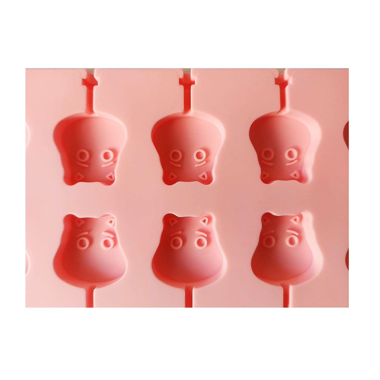 Forma silicon 12 cavitati, Hipopotam, Acadele din ciocolata sau Acadele ...