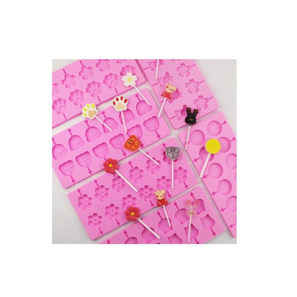 Forma silicon 12 cavitati, Labute, Acadele din ciocolata sau Acadele ...