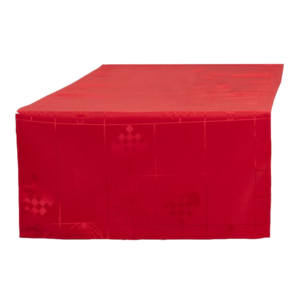 Traversa masa Craciun, Poliester, 40x150 cm, Rosu - eMAG.ro
