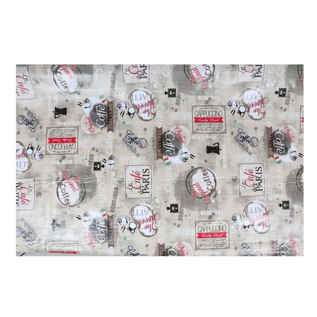 Fata de masa tip musama, Impermeabila, PVC, 100 x 140 cm, Decor cofee ...