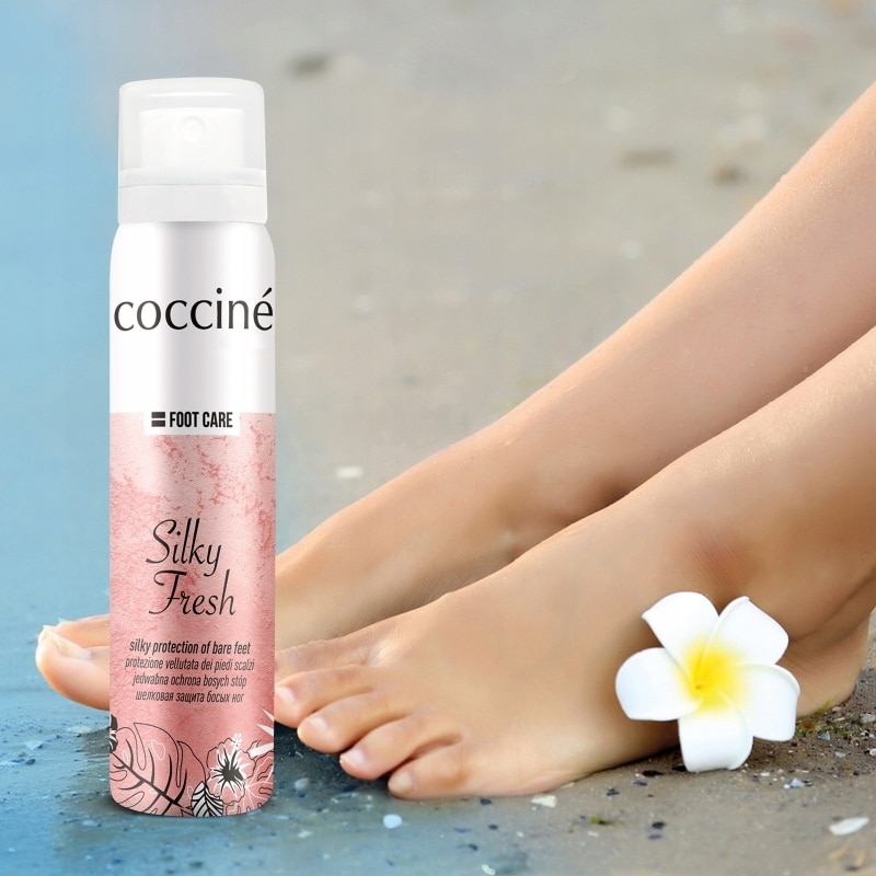 Spray pentru picioare Silky Fresh, Coccine, 100 ml, Transparent - eMAG.ro