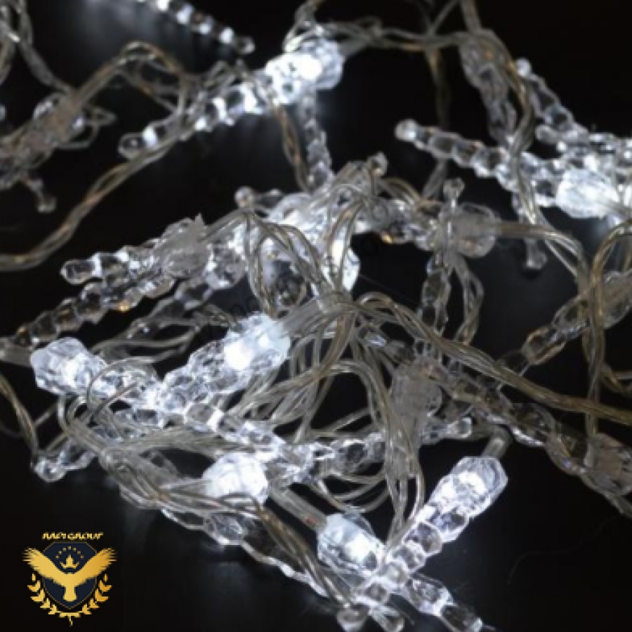 Коледни лампички, Elemag, Висулки, Бяла светлина - eMAG.bg