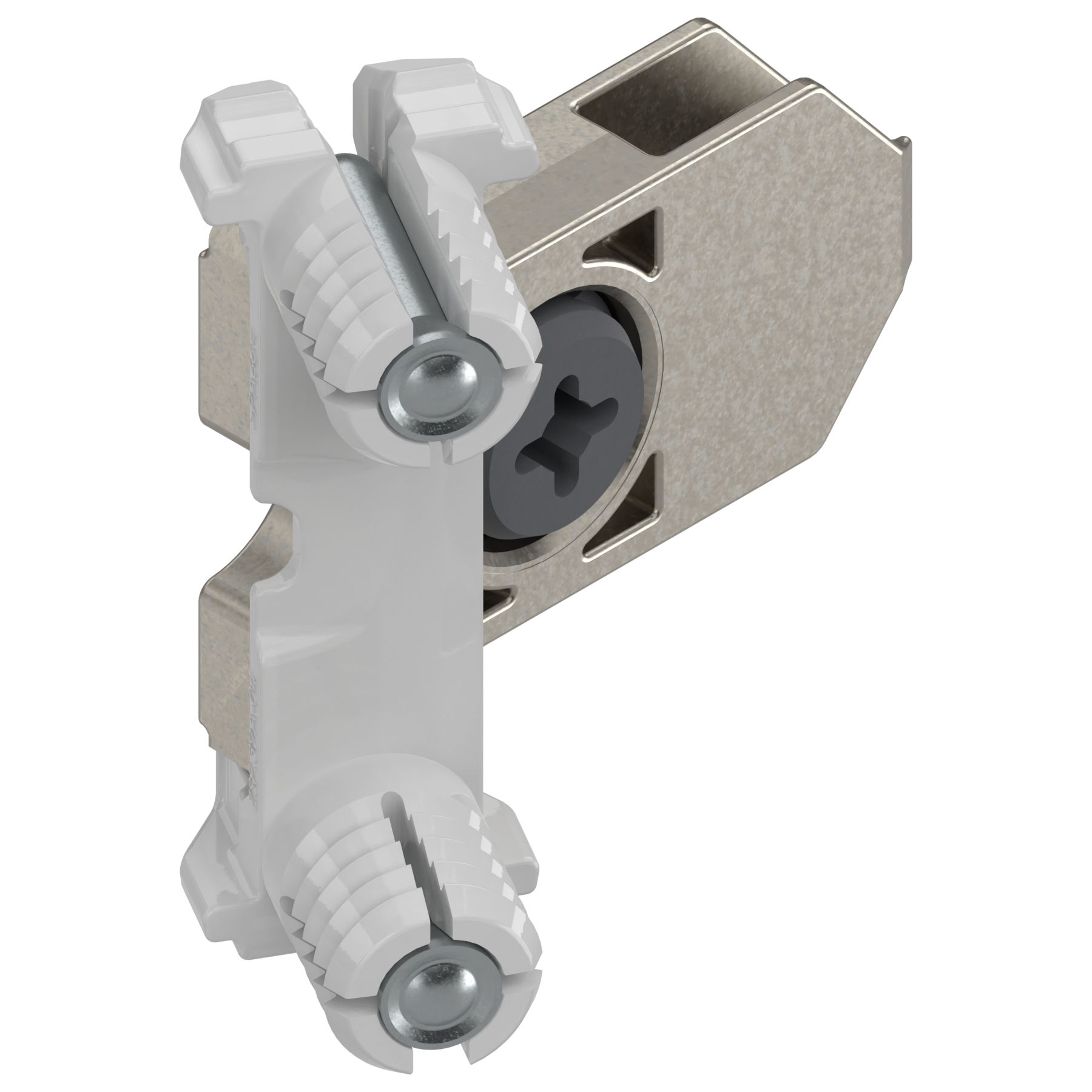 Element de fixare front sertar Blum, Otel / Zinc / Plastic, Argintiu ...