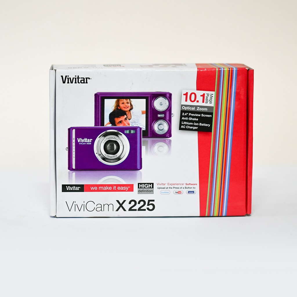 Фотоапарат Vivitar Vivicam X225, Компактен, Лилав - eMAG.bg