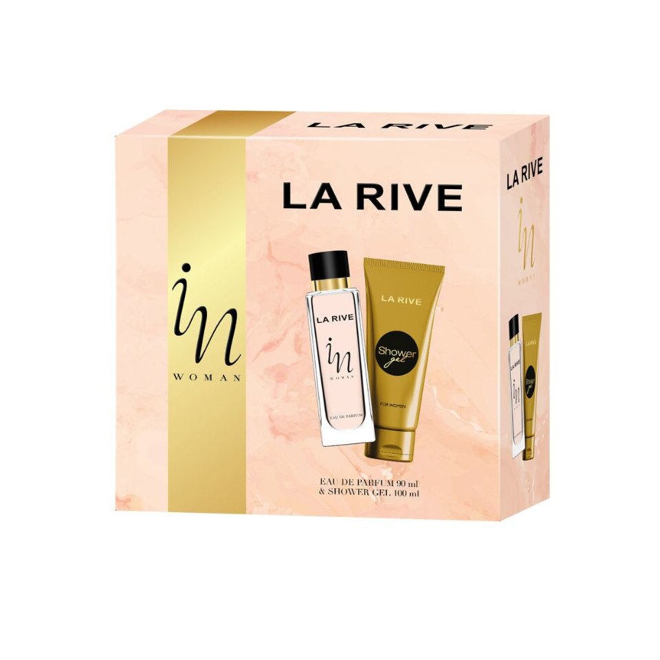 Комплект, La Rive In woman, Дамски, Парфюмна вода, Душ гел, 2 бр - eMAG.bg
