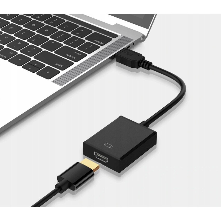 Адаптер за компютър, CO2, USB към HDMI FULL HD конвертор 0110 - eMAG.bg