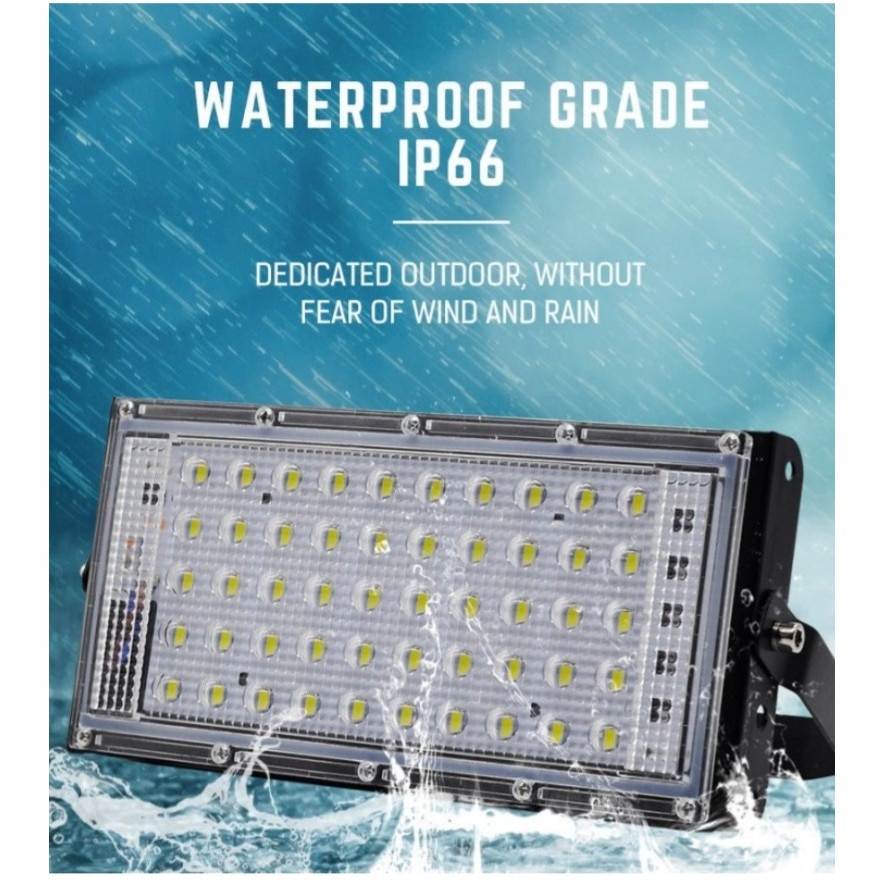 Proiector cu led 50W, Ultra Slim, Clasa energetica A - eMAG.ro